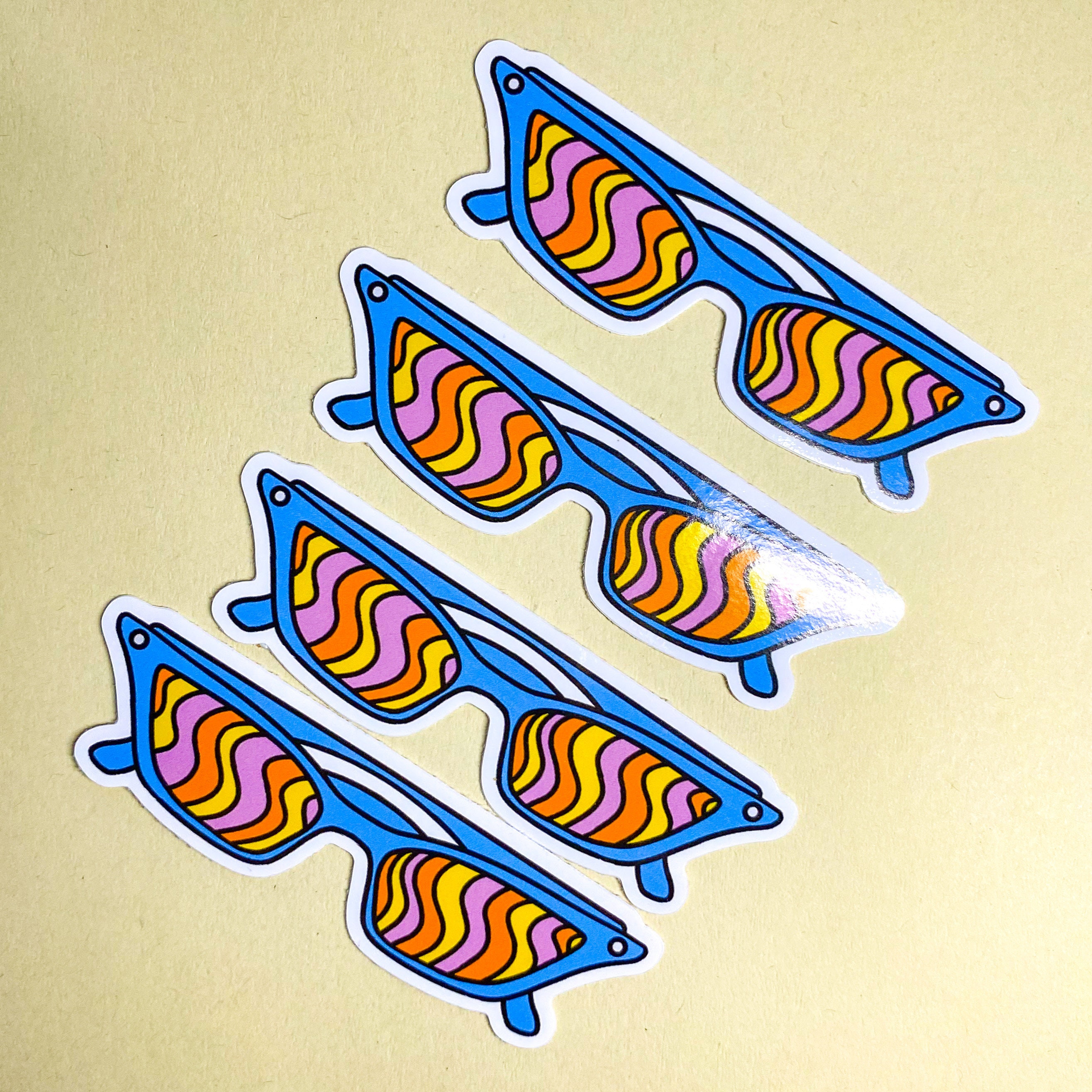 Skate & Shake - Sticker Pack of 6 Individual Stickers - Glossy Stickers ...