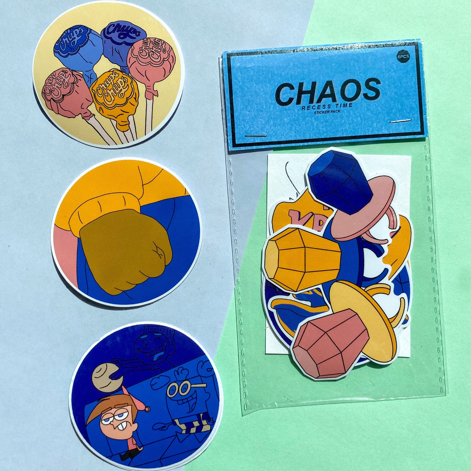 Recess Time Sticker Pack of 6 Individual Stickers - Etsy UK