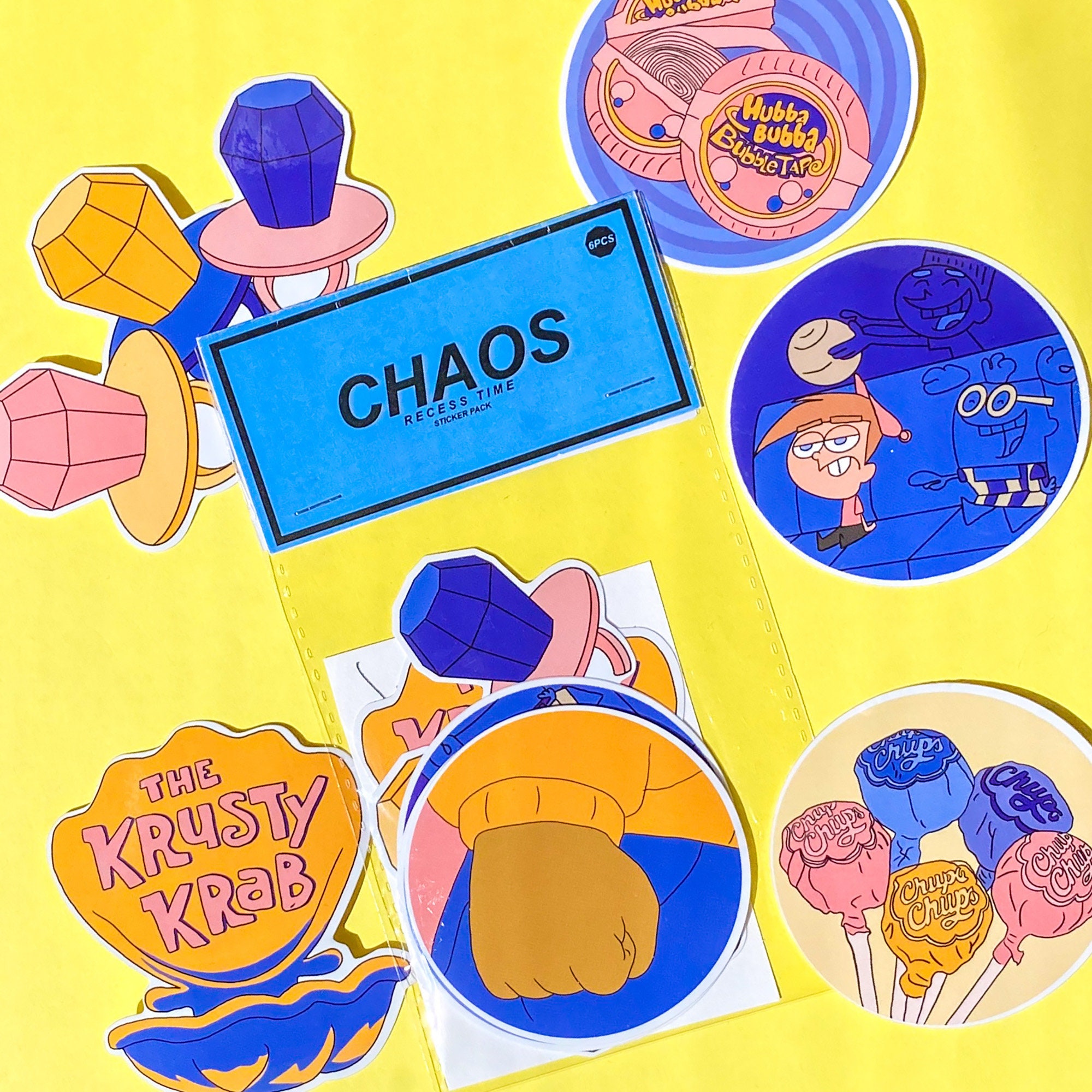 Recess Time Sticker Pack of 6 individual stickers | Etsy