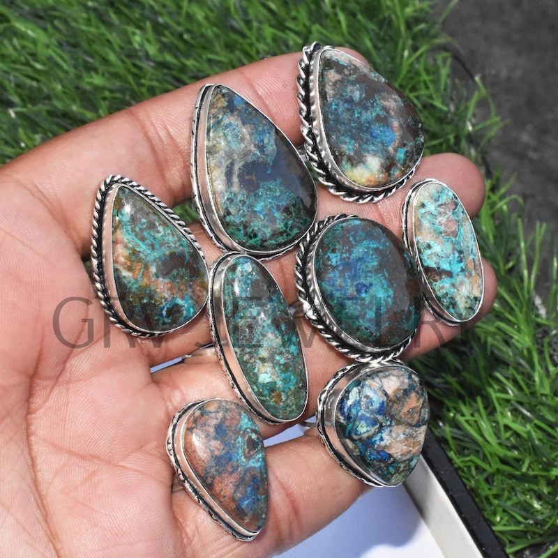 Azurite Jewelry - Etsy