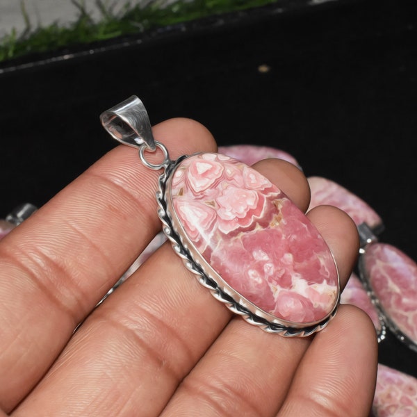 Rhodonite Jewelry - Etsy