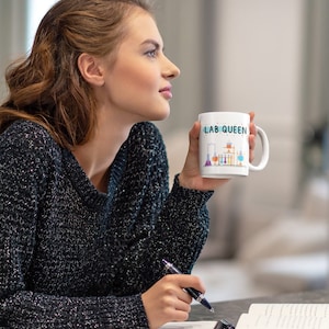 Lab Queen - Laboratory Technician, Chemistry Gift Mug - Etsy UK