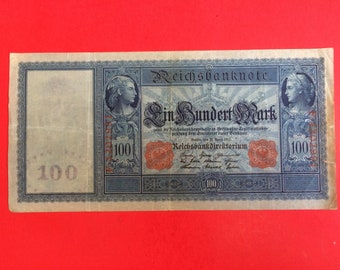 Old German Banknote | Etsy