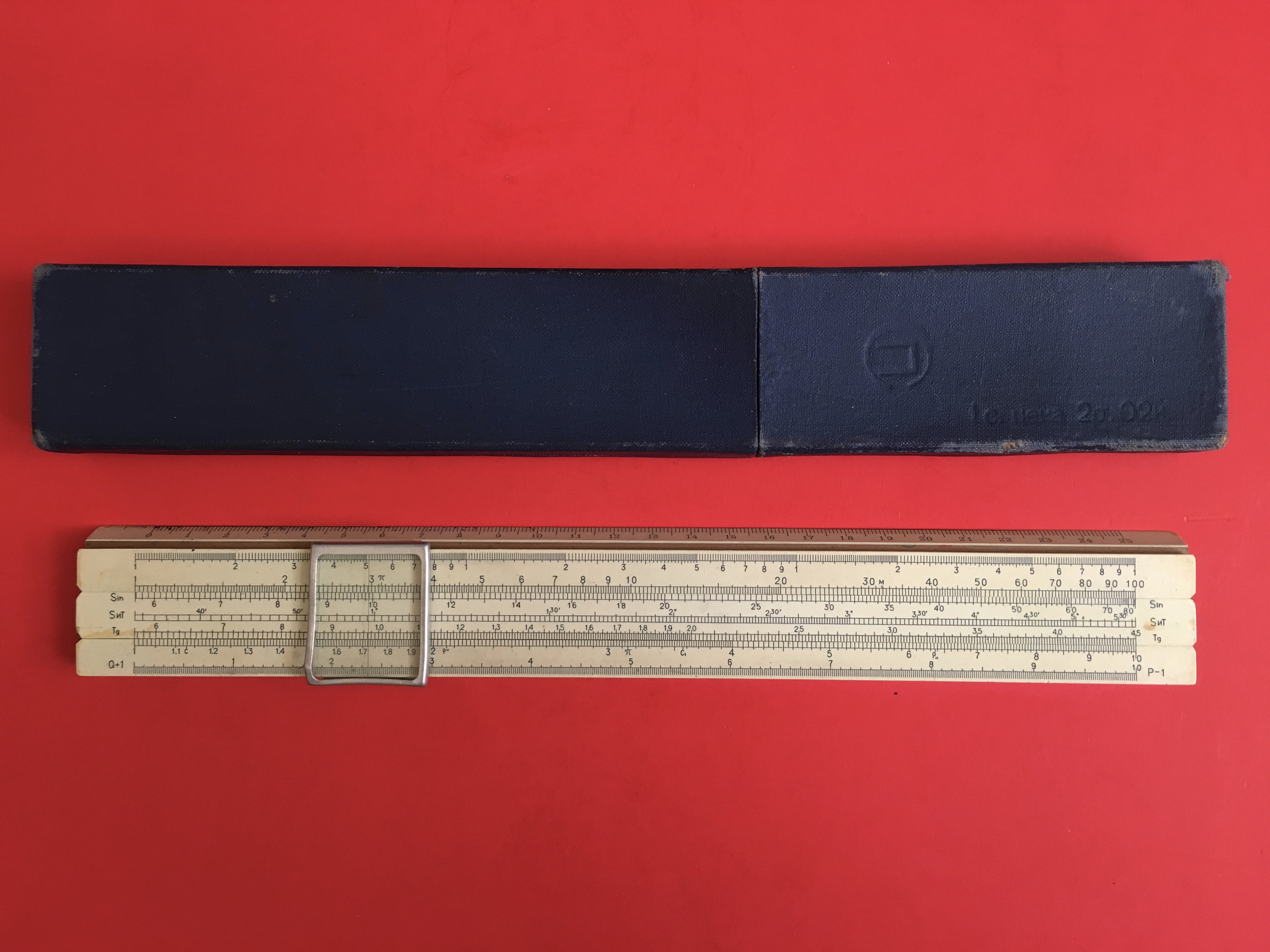Vintage Ussr measuring tool Soviet slide rule Ussr 1967 Leningrad ...