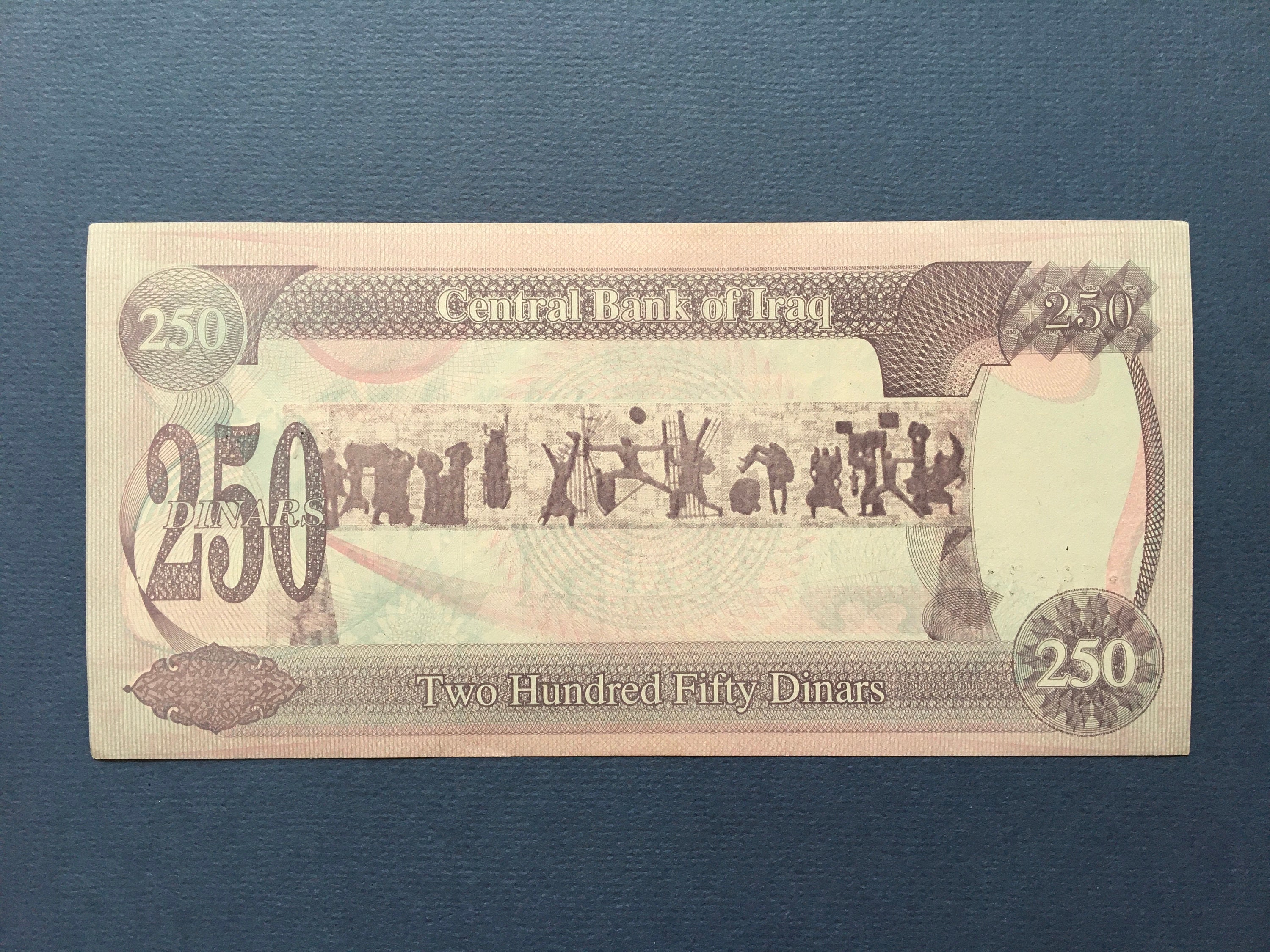Iraq 250 Dinars Banknote 1995 Old Iraq Paper Money. - Etsy