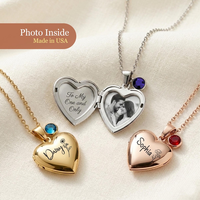 Baby Custom Name Locket - Etsy