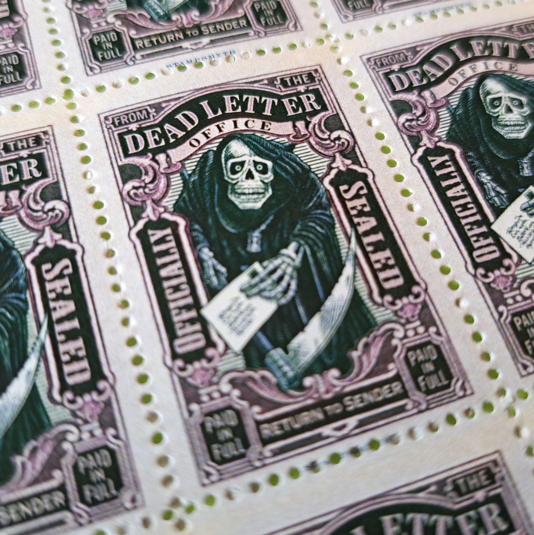 DEAD LETTER OFFICE 'purple & Blue' all Hallows Post Office Halloween ...