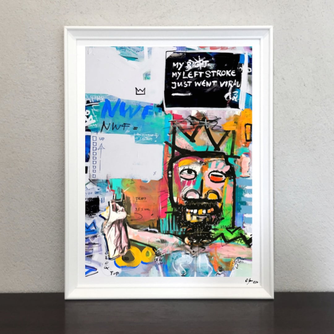 Neo Expressionism Pop Art, Urban, Stroke Paper Bag, Alcohol, Viral ...