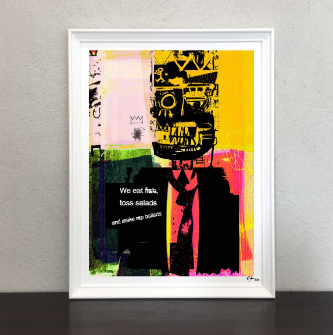 Neo Expressionism, Pop Art, Modern Art, Fish Salad Rap Ballads, Skull ...