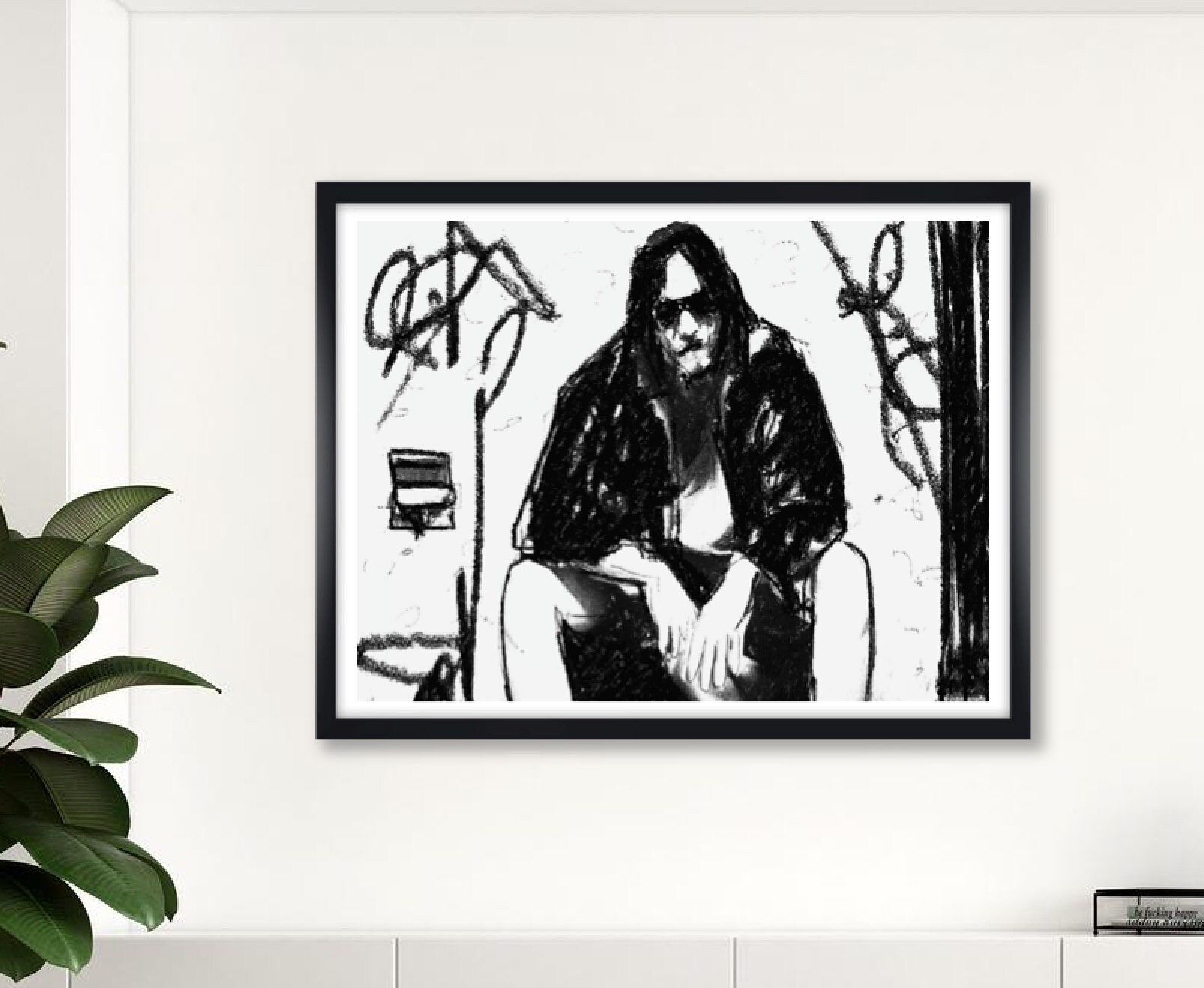 The Big Lebowski Scribble Urban Pop Art Toilet Dude | Etsy