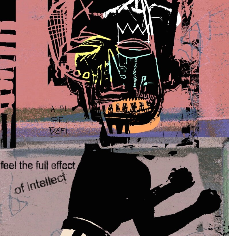 Neo Expressionism Pop Art Modern Art Effect of Intellect - Etsy