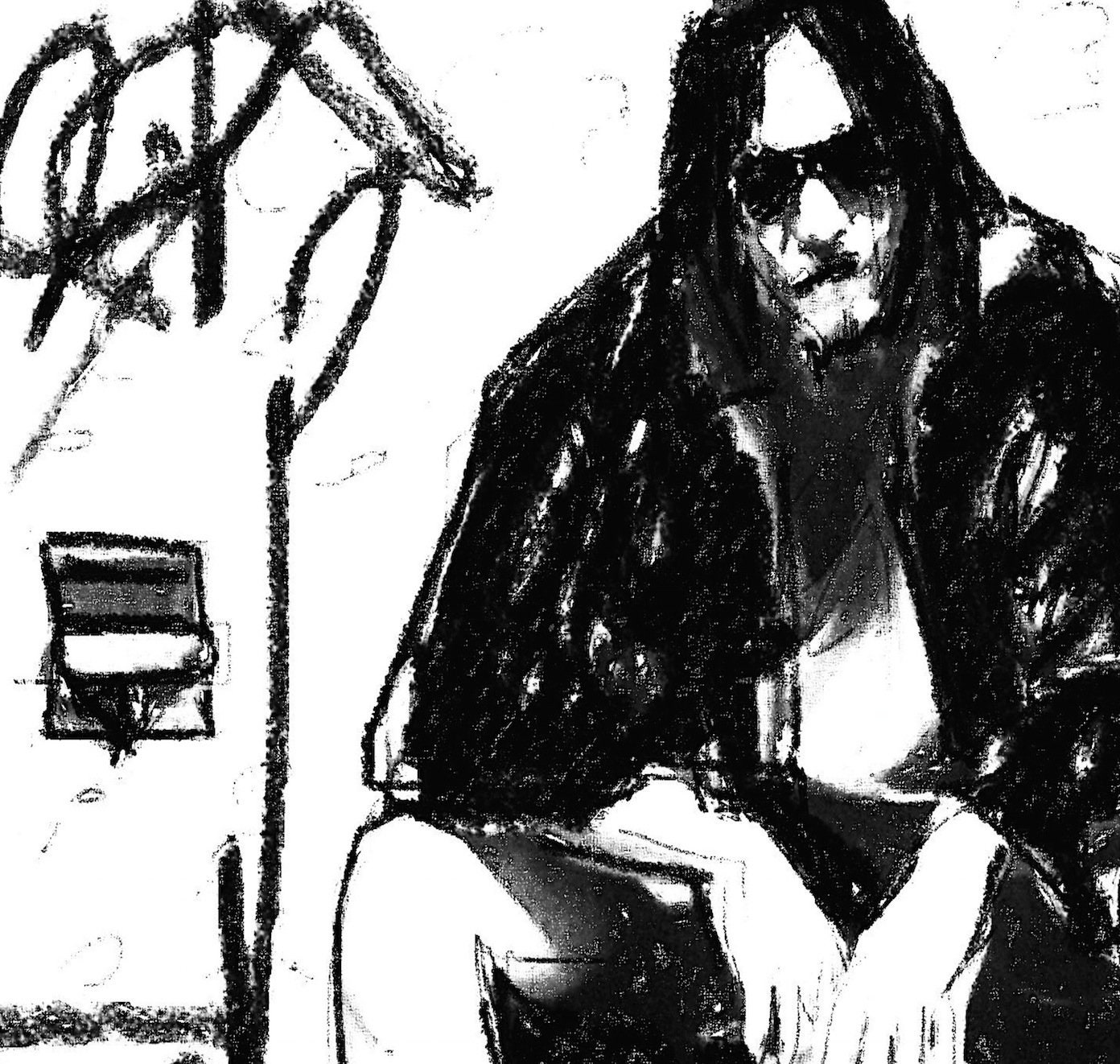 The Big Lebowski Scribble Urban Pop Art Toilet Dude | Etsy