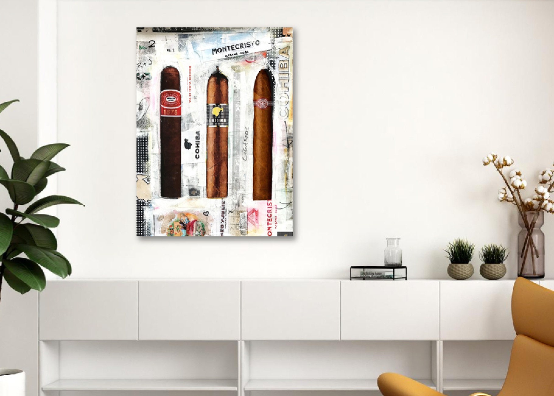 Cigar Pop Art, Behike Cohiba, Montecristo Romeo Y Julieta, Lounge Cuba ...