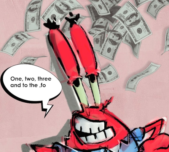 Mr Krabs Money Bath
