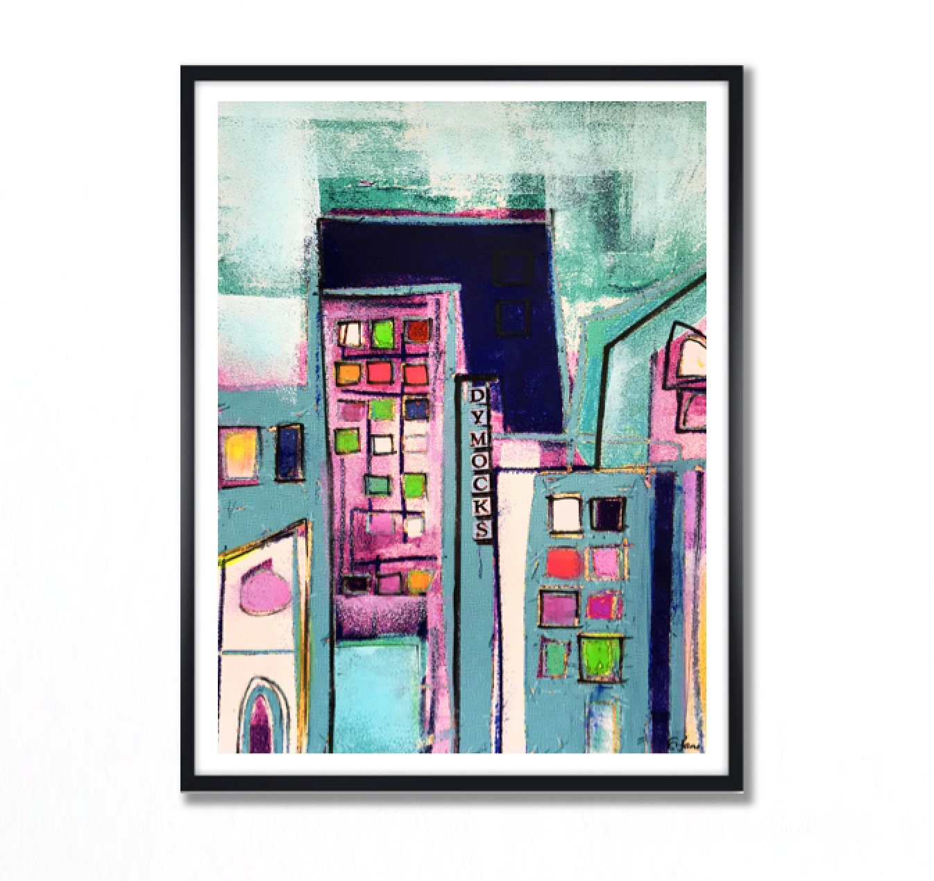 Sydney Urban Pop Art Australia Dymocks City Nostalgia | Etsy