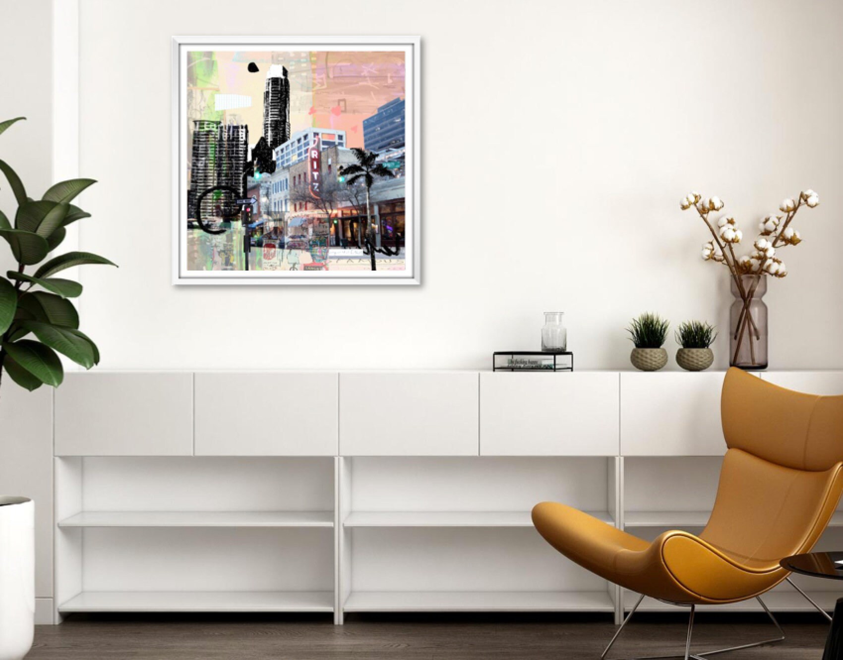 Austin, Urban Pop Art, Texas, Large Painting, Streets, Funky Vibes ...