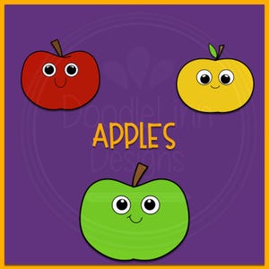 Fall Autumn Clipart, Pumpkins, Acorns, Mushrooms, Apples, Leaves, PDF ...