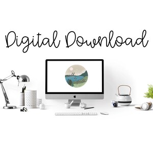 Walk by Faith Spiritual Printable, Sticker, PNG, JPEG, PDF - Etsy