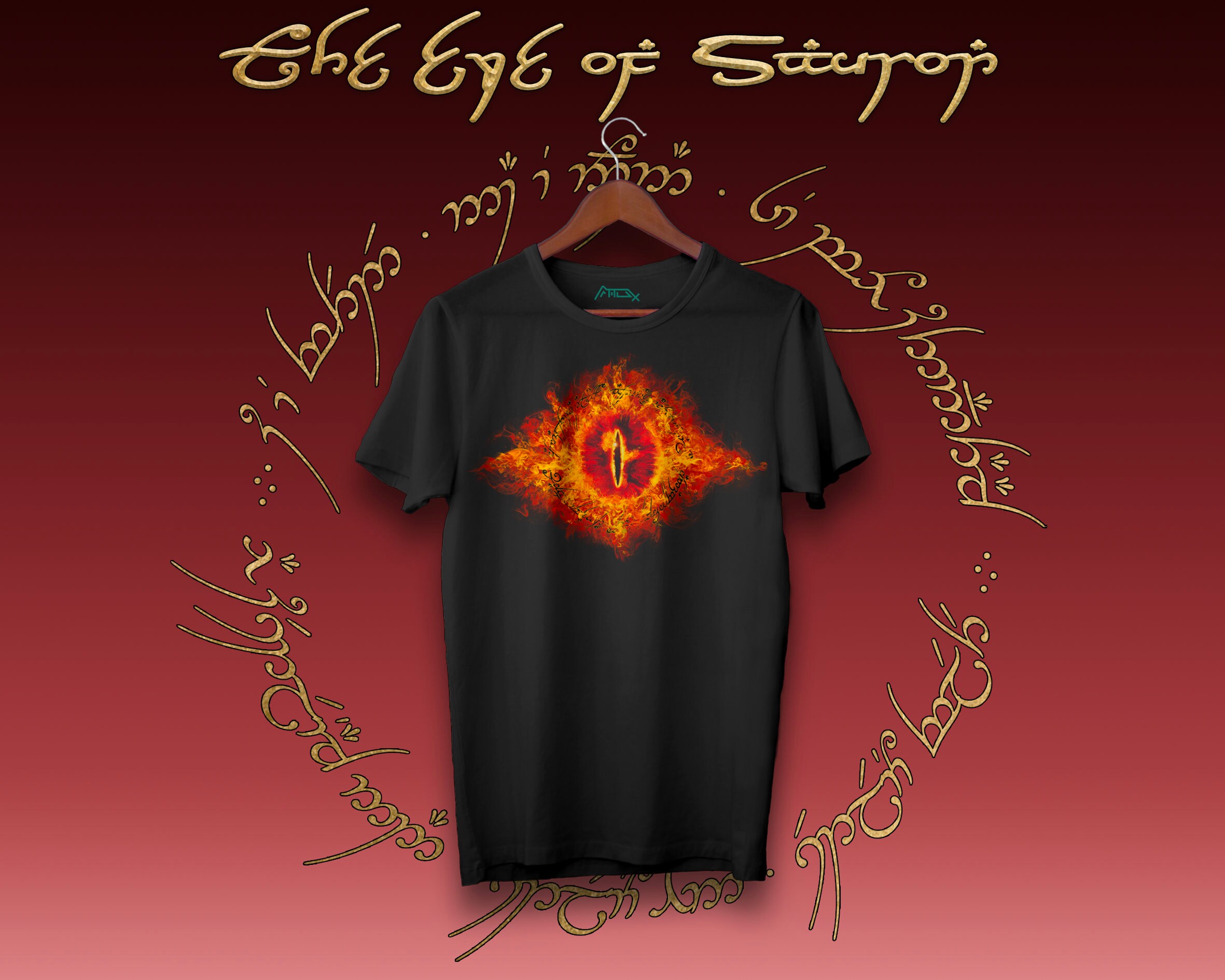 The Eye of Sauron - Lord of the Rings Lotr T-shirt - Etsy