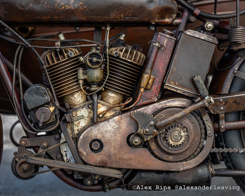 Antique Indian Motorcycle, New Smyrna Speedway, October 2023 - Etsy