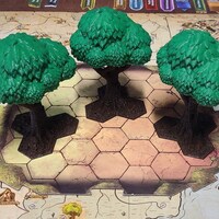 Tree Logs for Gloomhaven - Set of 3 - Game Terrain - 3d Printed - Etsy
