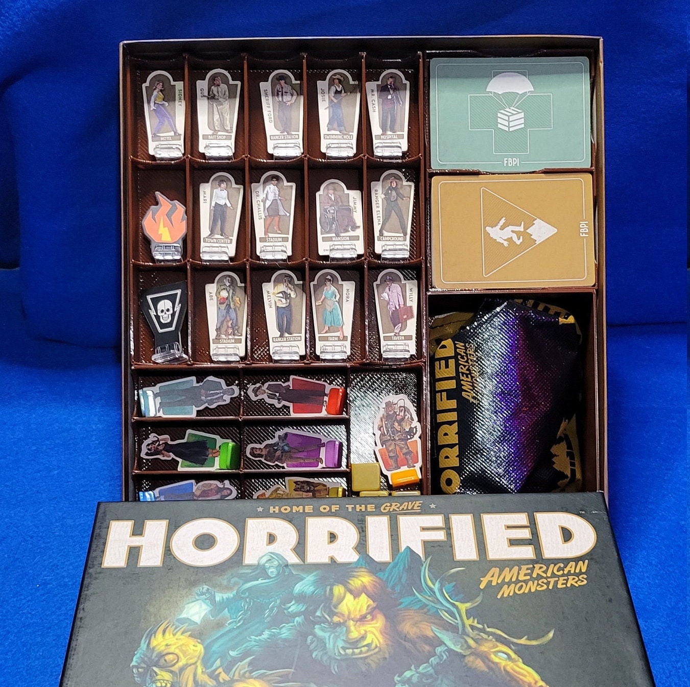 Horrified American Monsters Organizer Inserts | Etsy