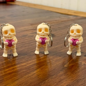 Valentine Fidget Key Chain Skeleton - Etsy