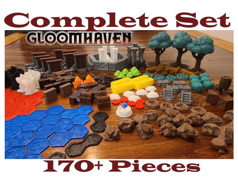 Gloomhaven 3D Game Pieces and Scenery - Complete Set - Etsy