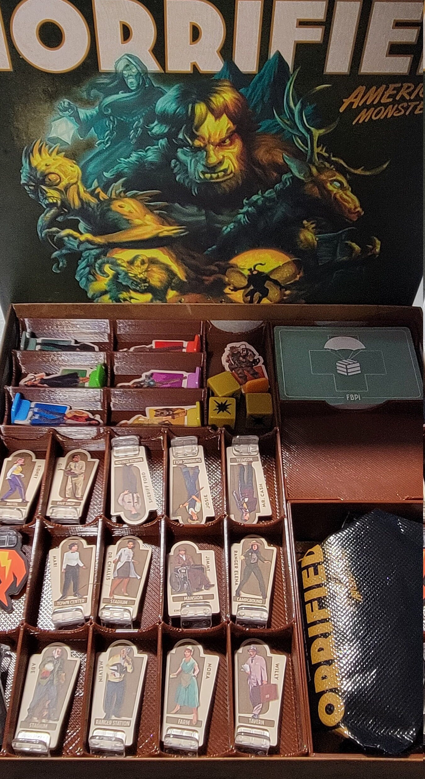 Horrified American Monsters Organizer Inserts | Etsy