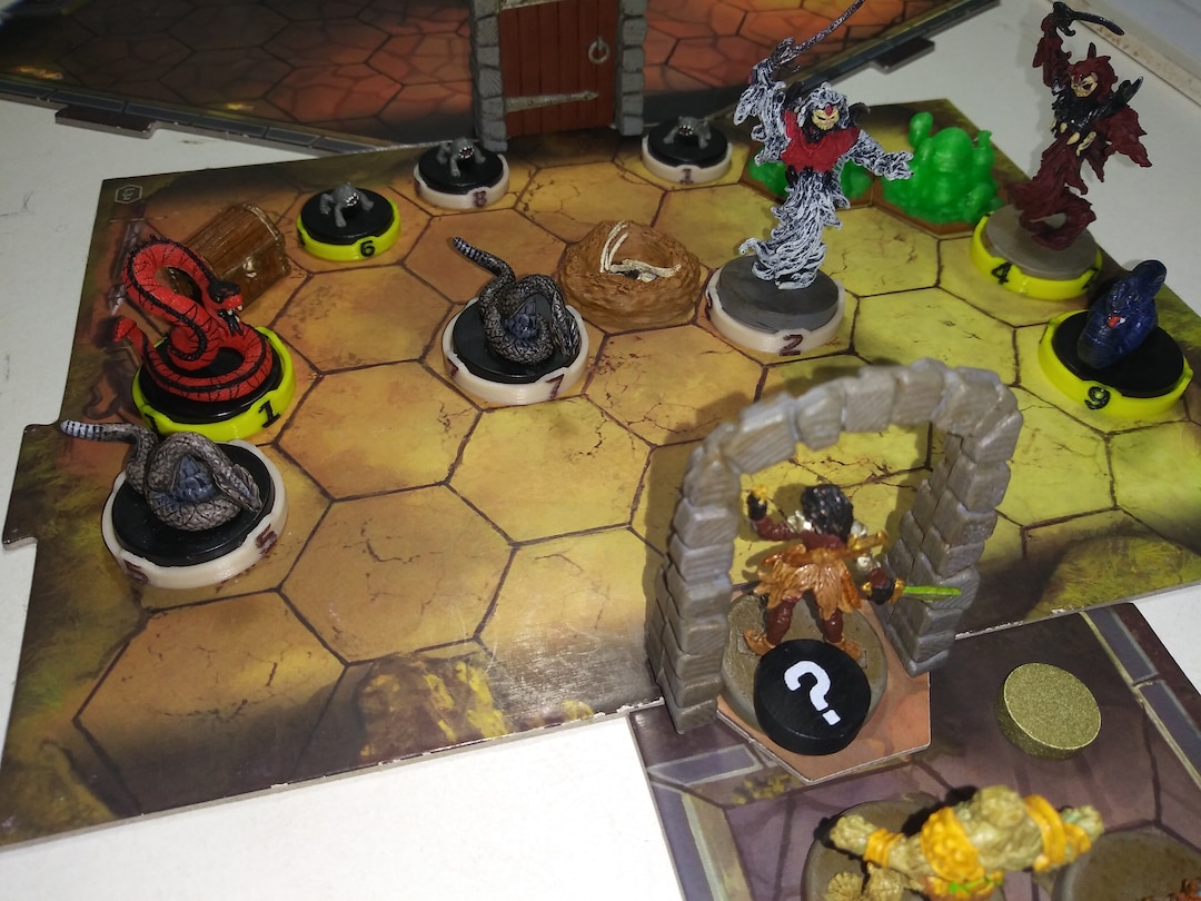 Numbered Bases for Tabletop Miniatures - D&D, Gloomhaven, Pathfinder ...