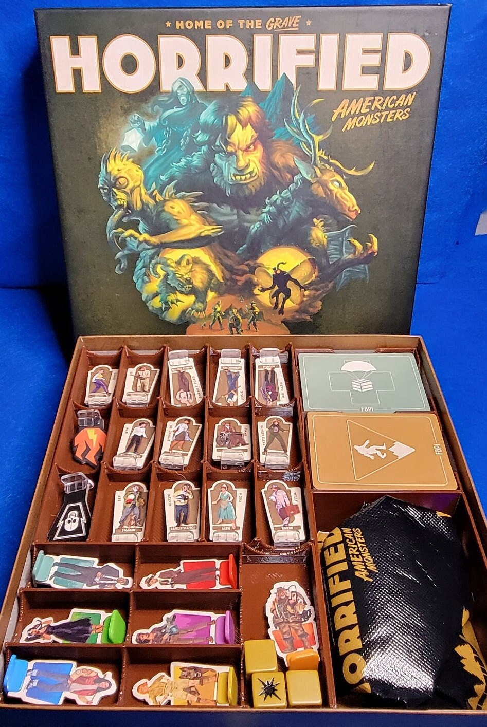 Horrified American Monsters Organizer Inserts | Etsy