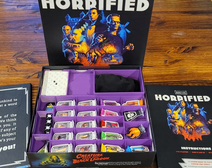 Horrified Game Custom Bronze Look Painted Monster Mini Figures ...