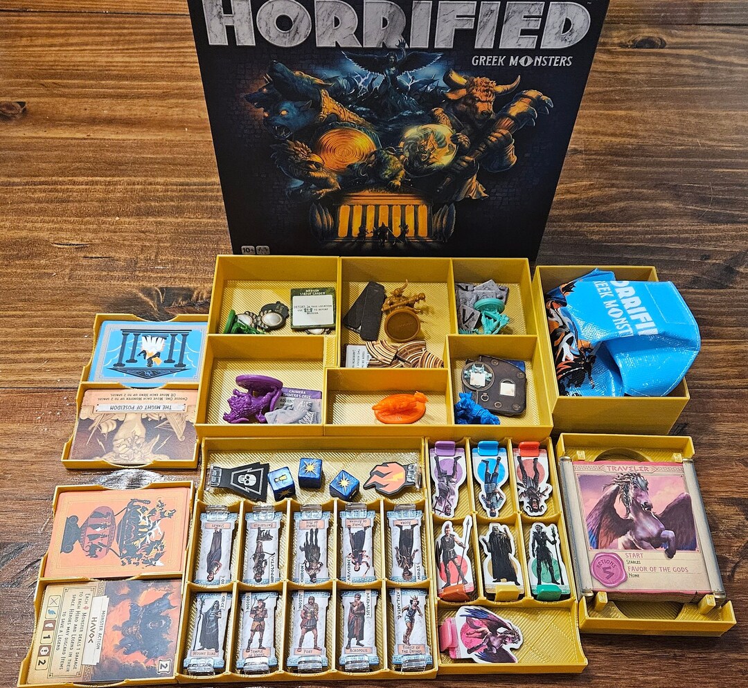 Horrified Greek Monsters Organizer Inserts - Etsy