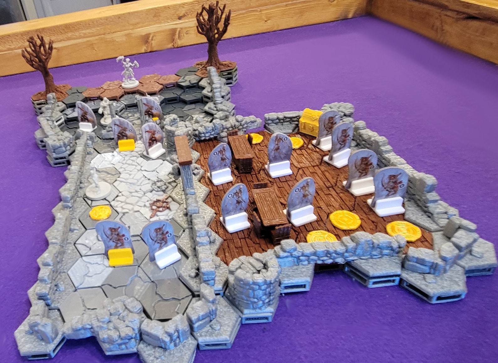 Gloomhaven Hex Terrain Tiles Openlock Table Top Gaming Modular Tile ...