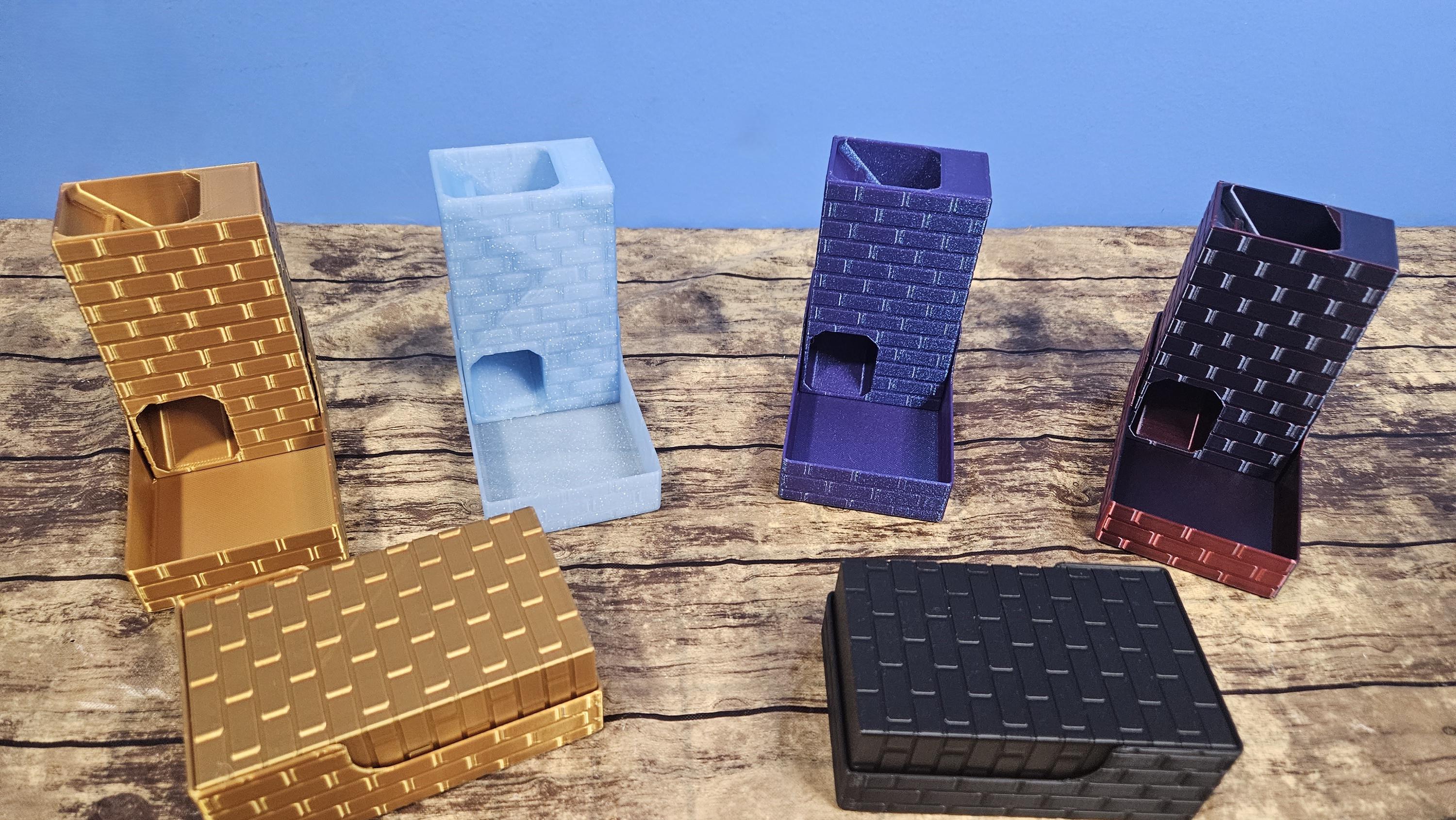 3D Printed Dice Towers - Etsy