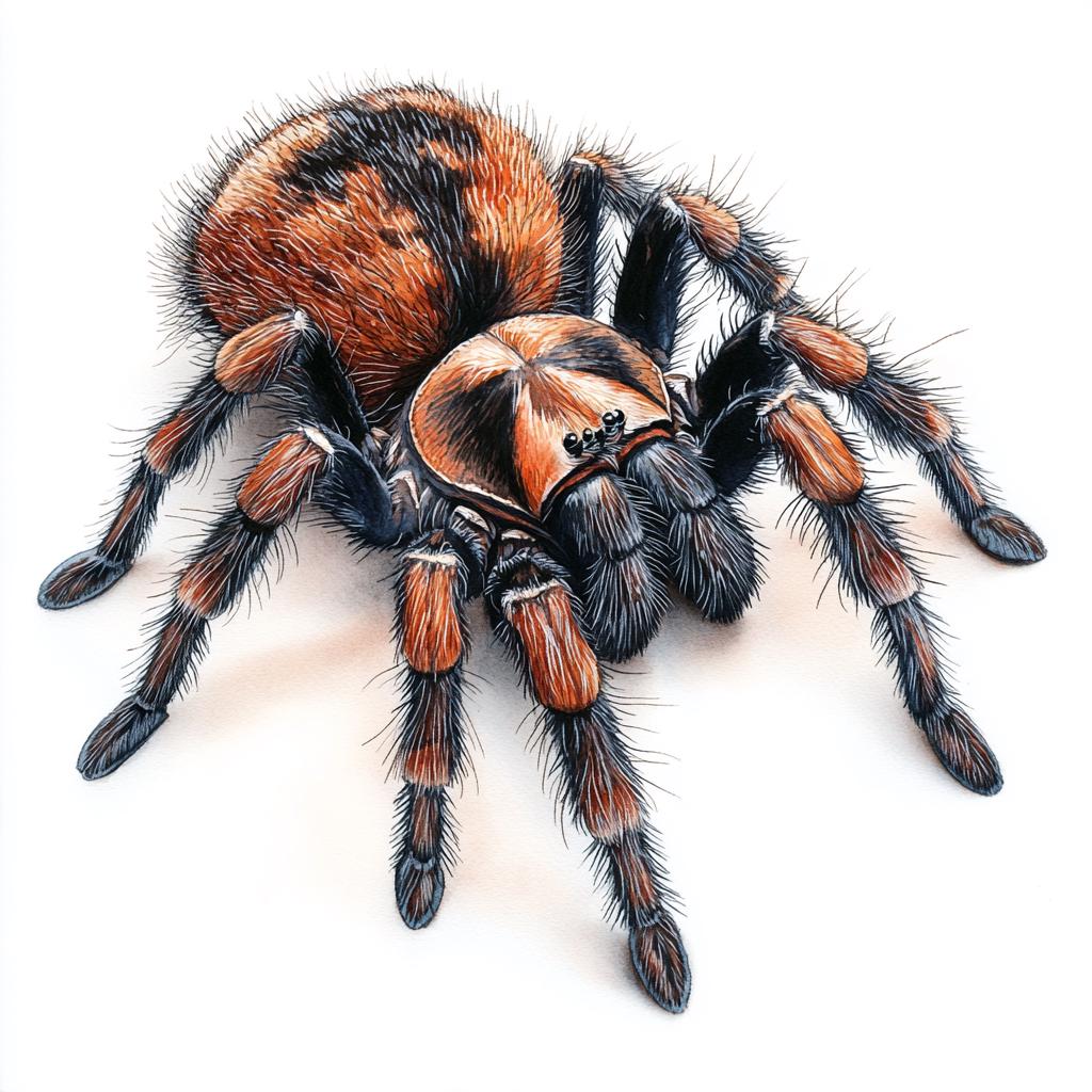 Tarantula, Printable Watercolor Clipart, 10 High Quality Watercolor ...
