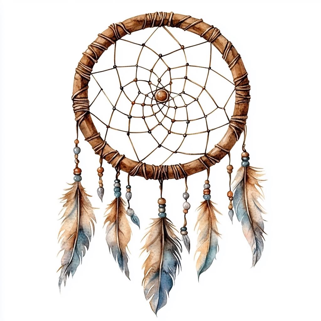 Dreamcatcher, Printable Watercolor Clipart, 10 High Quality Watercolor ...