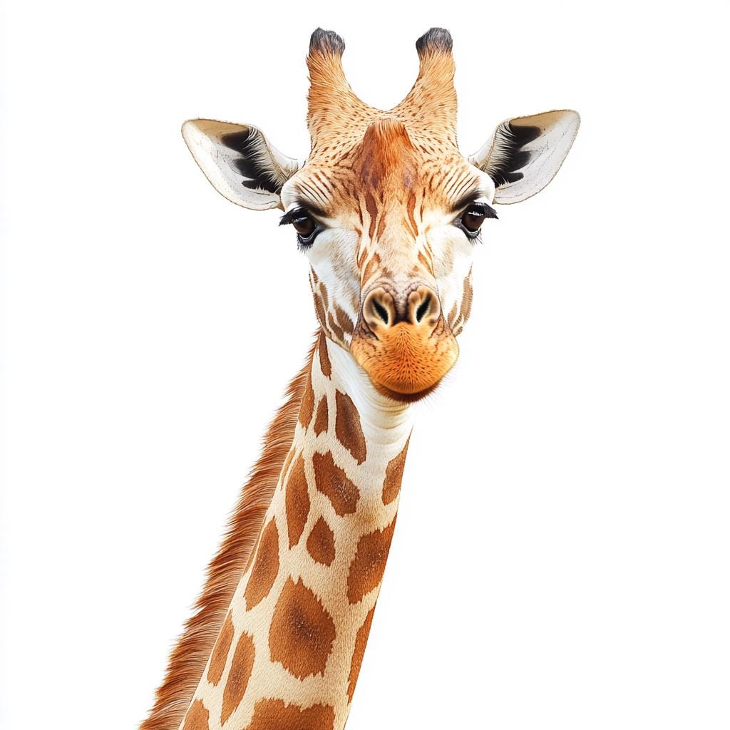 Giraffe Watercolor Clipart, Printable Watercolor Clipart, 10 High ...