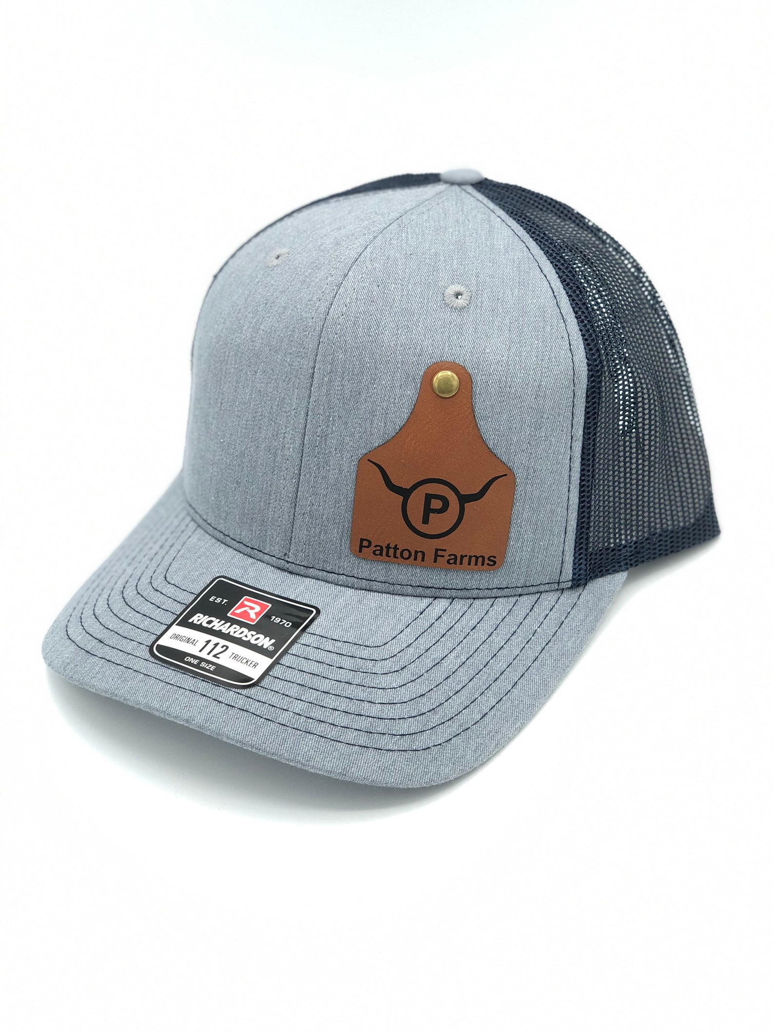 Custom Cattle tag hat Hat Cap Leather engraved Leather | Etsy