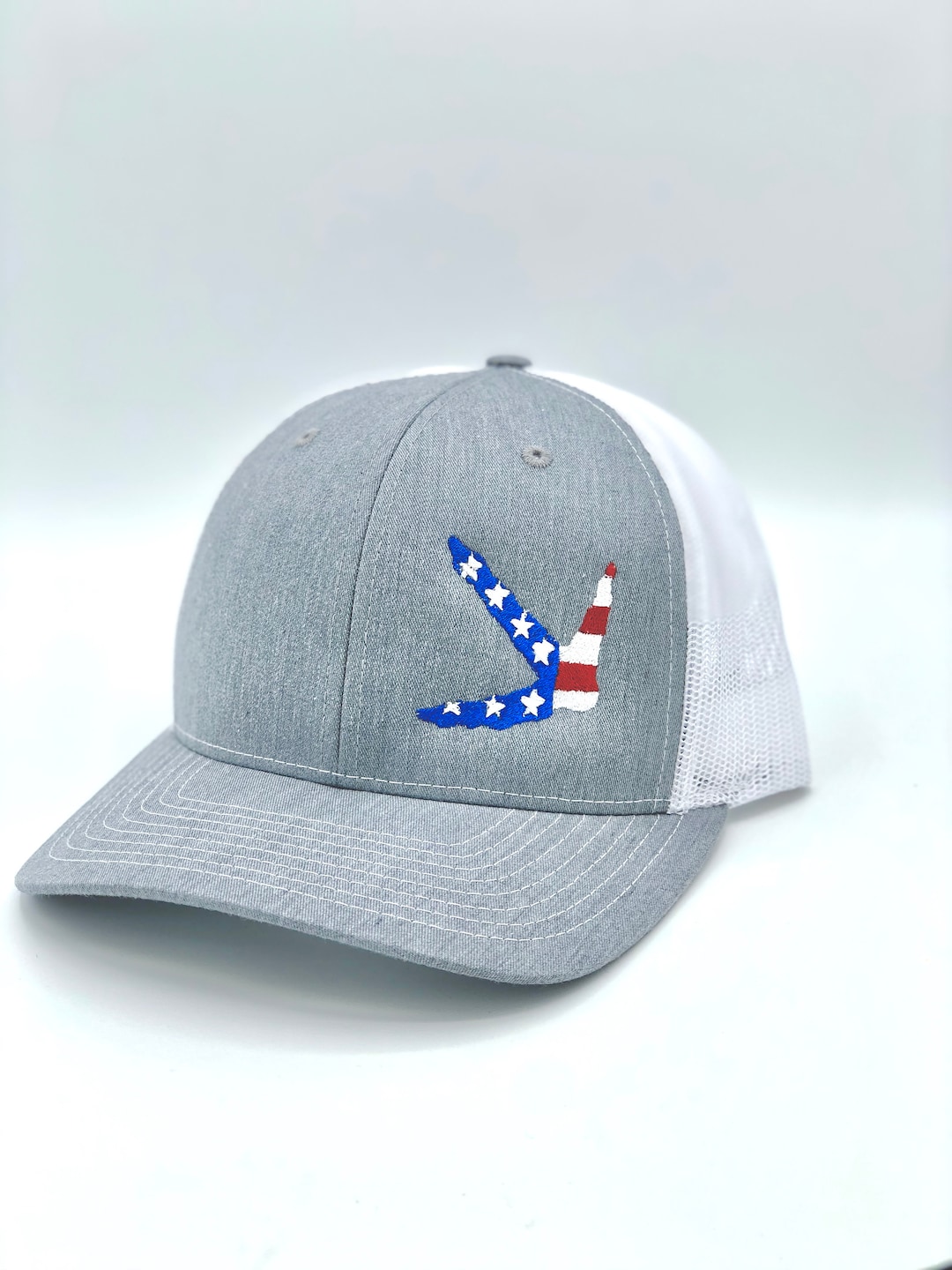 American Flag Turkey Foot Hunting Hat - Richardson 112 - Etsy