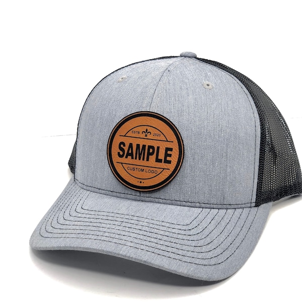 Leather Patch Custom Hat Bulk - Etsy
