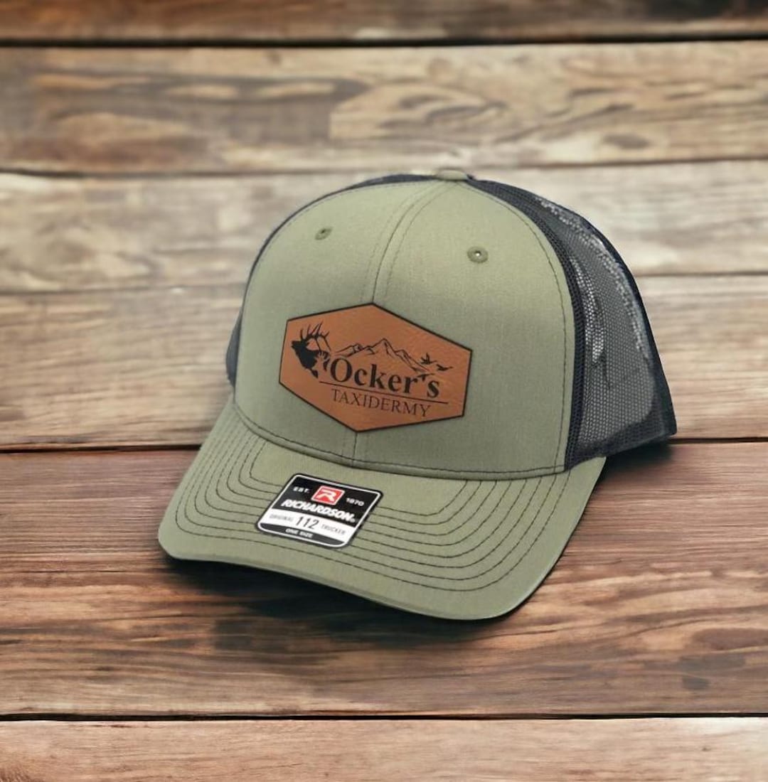 Custom Logo Leather Patch Hat: Business Merch Gift - Etsy
