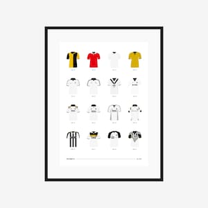 Port Vale FC Classic Kits 1907 to 2021 A3/A4 Poster - Etsy