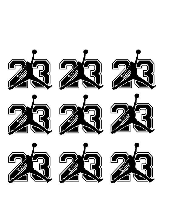 Jordan Inspired Logo Iron on Decal / T-shirt Design/ Iron on | Etsy