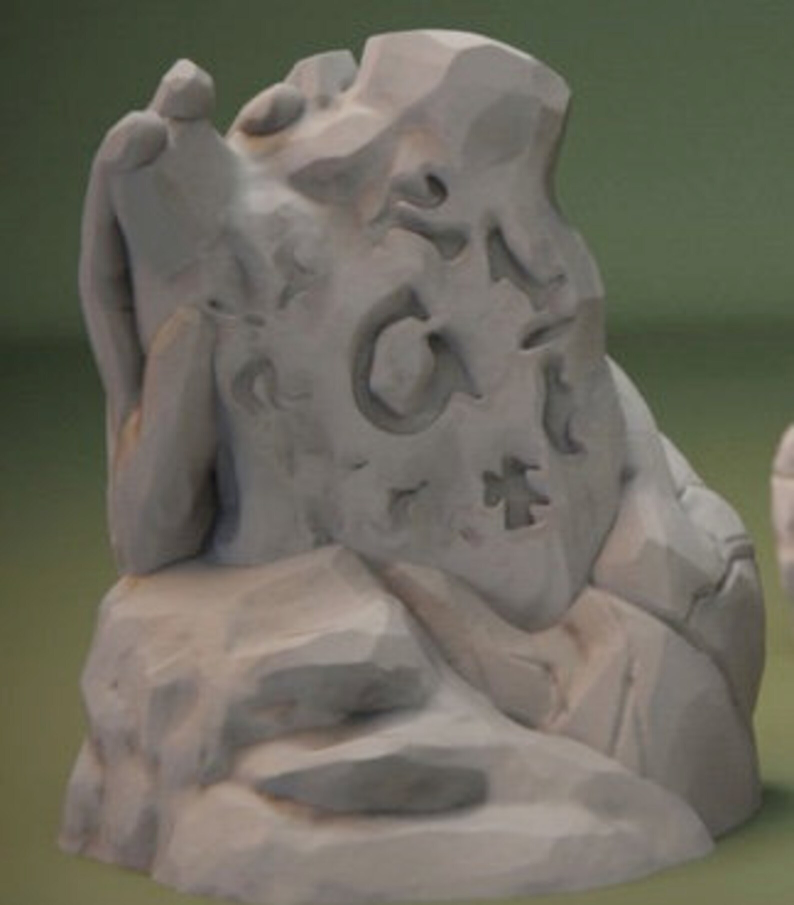 Stone Runed Tablet D&D terrain 28-32mm DnD Dungeons and | Etsy