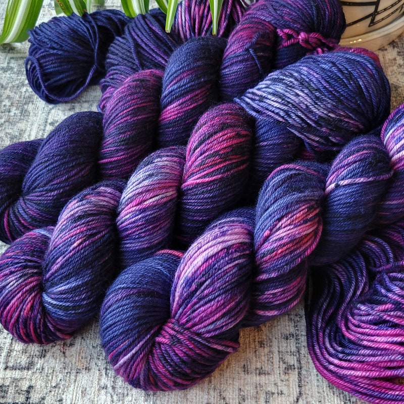 Hand Dyed Dk Yarn - Etsy