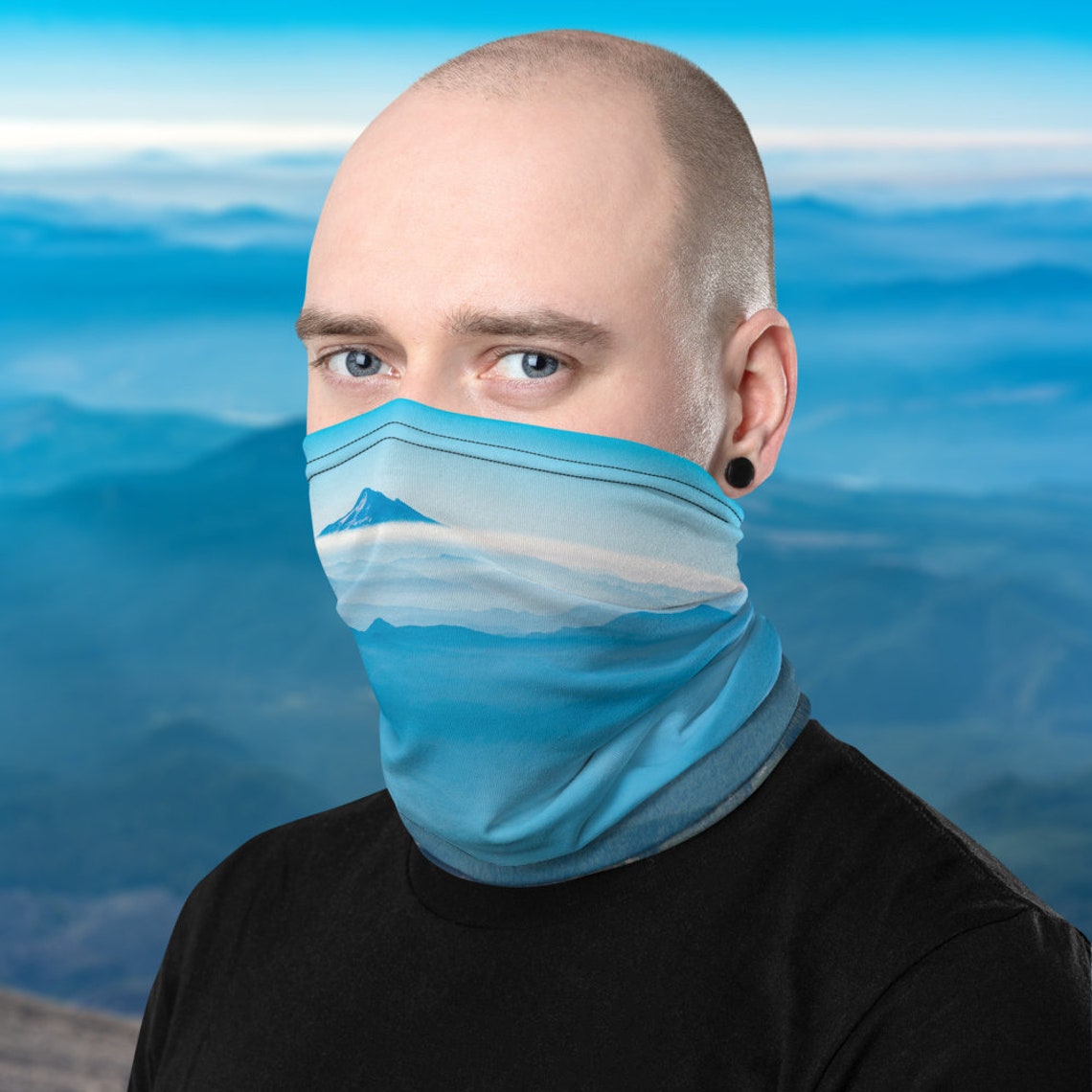 Mountain Hiking Adventure Full Face Mask Neck Gaiter Balaclava - Etsy