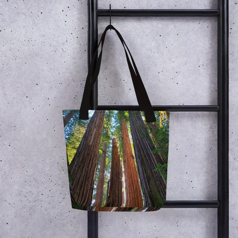 Redwood Trees Mountain Hiking Premium Adventure Tote Bag - Etsy