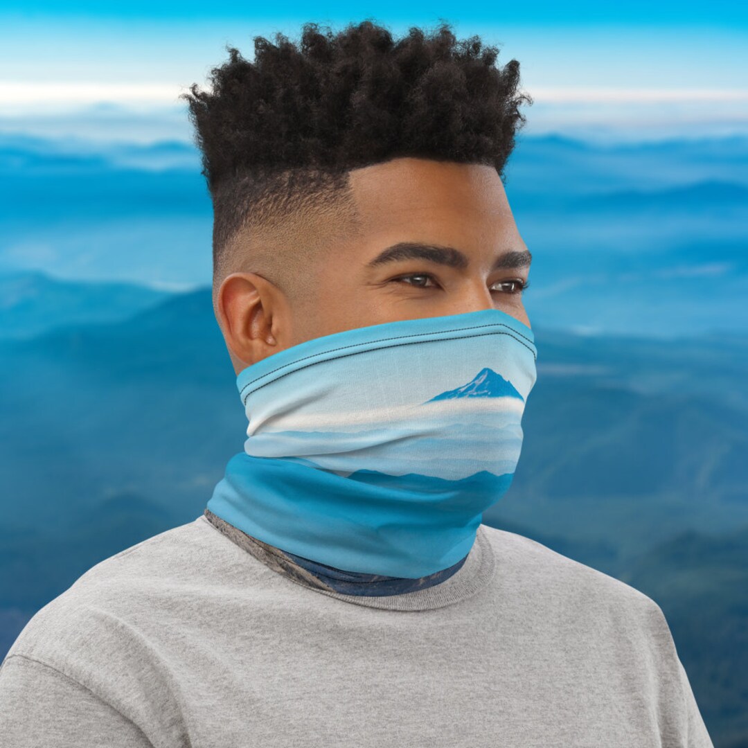 Mountain Hiking Adventure Full Face Mask Neck Gaiter Balaclava Bandana ...