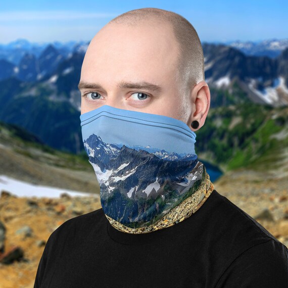 Mountain Hiking Adventure Full Face Mask Neck Gaiter Balaclava | Etsy